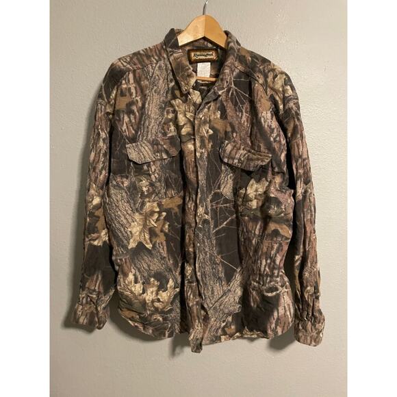 Remington | Shirts | Vintage Remington Men Shirt Xxl Camo Chamois ...